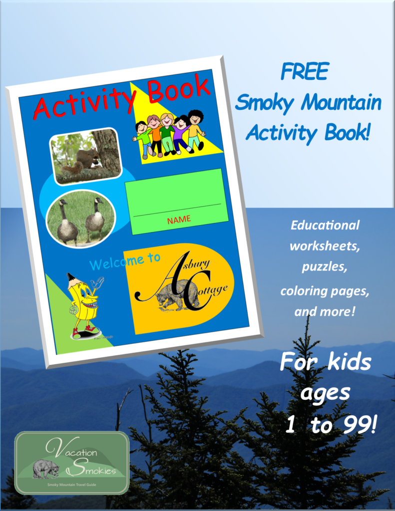 FREE Smoky Mountain Activity Book! - Vacation Smokies